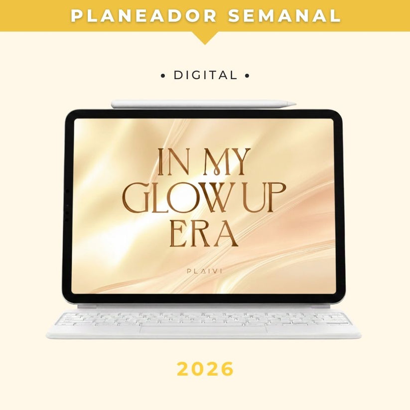 Planeador Mensual & Semanal Digital Big Planner Glow